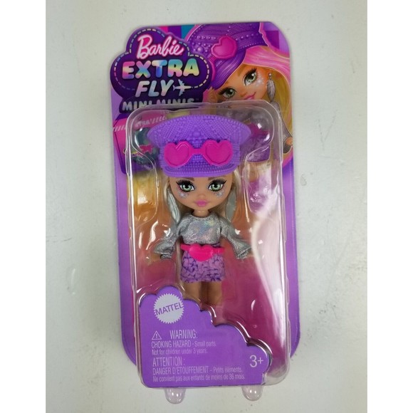 Mattel | Toys | Barbie Extra Fly Mini Minis Travel Doll With Metallic ...